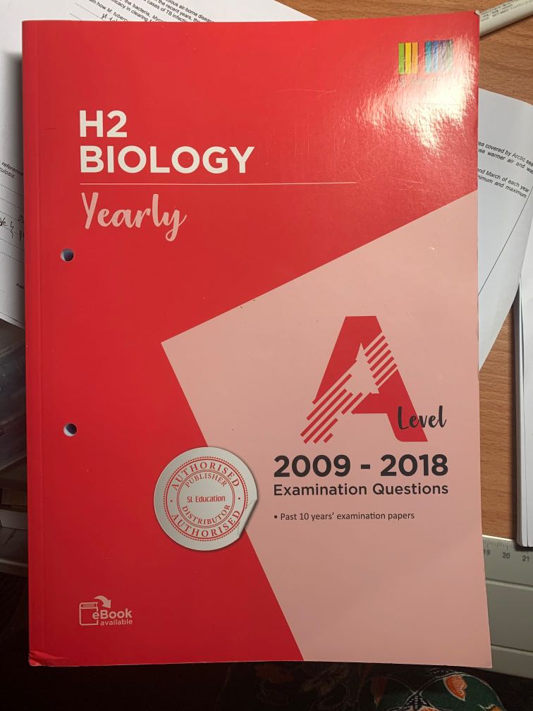 H2 BIO TYS 2009-2018 a level exam papers, Hobbies & Toys, Books ...