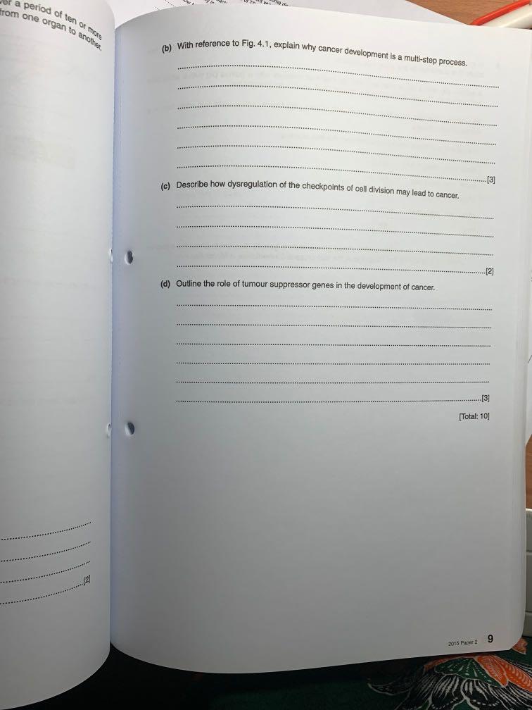 H2 BIO TYS 2009-2018 a level exam papers, Hobbies & Toys, Books ...