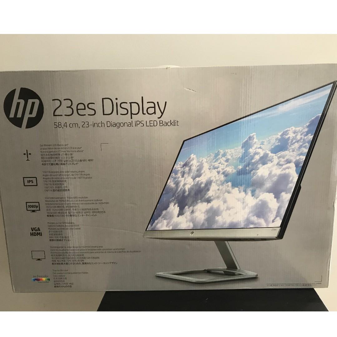 HP 23es 23-inch Display, Computers & Tech, Parts & Accessories, Monitor ...