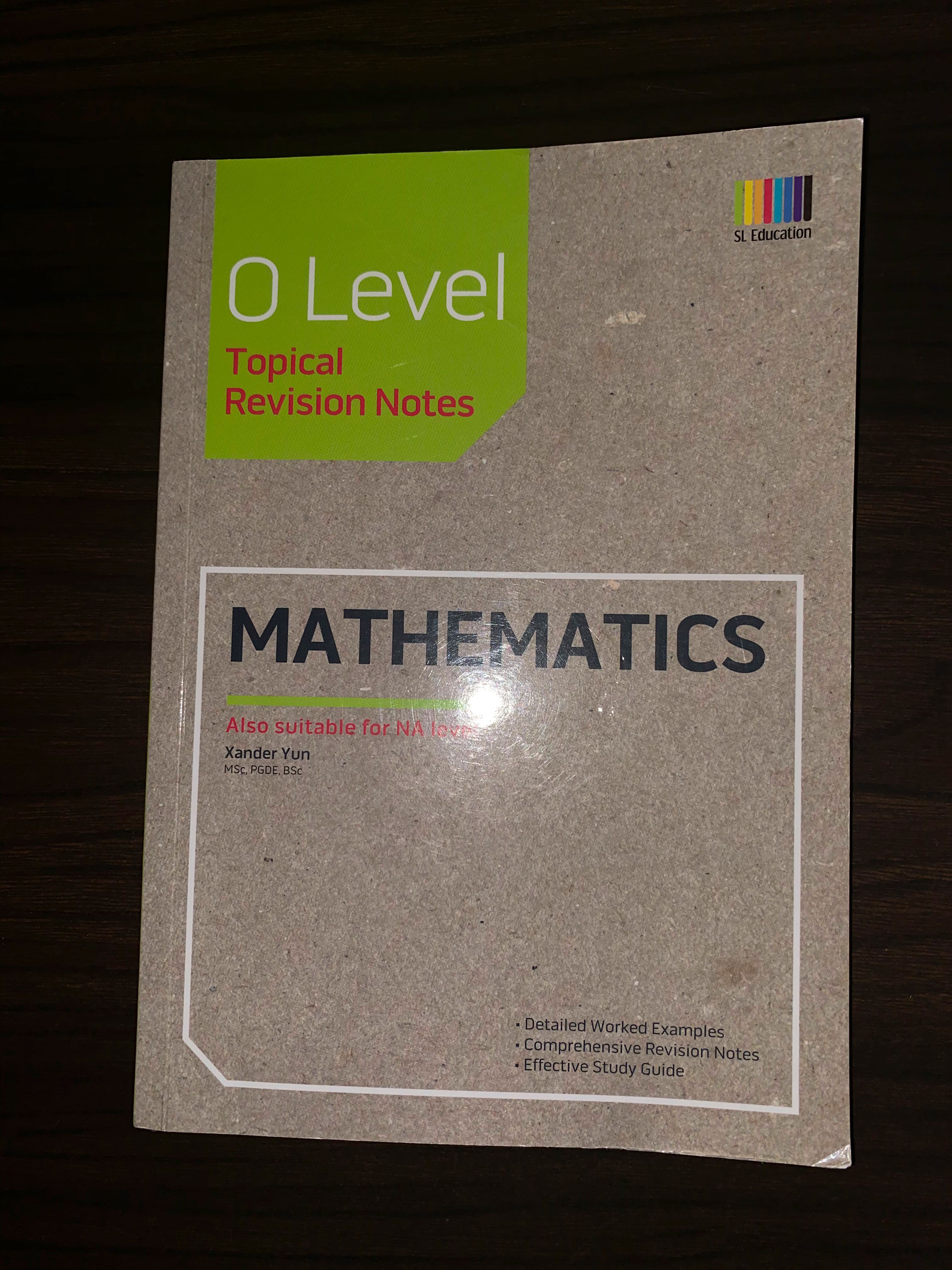 Math O Level Topical Revision Notes, Hobbies & Toys, Books & Magazines ...