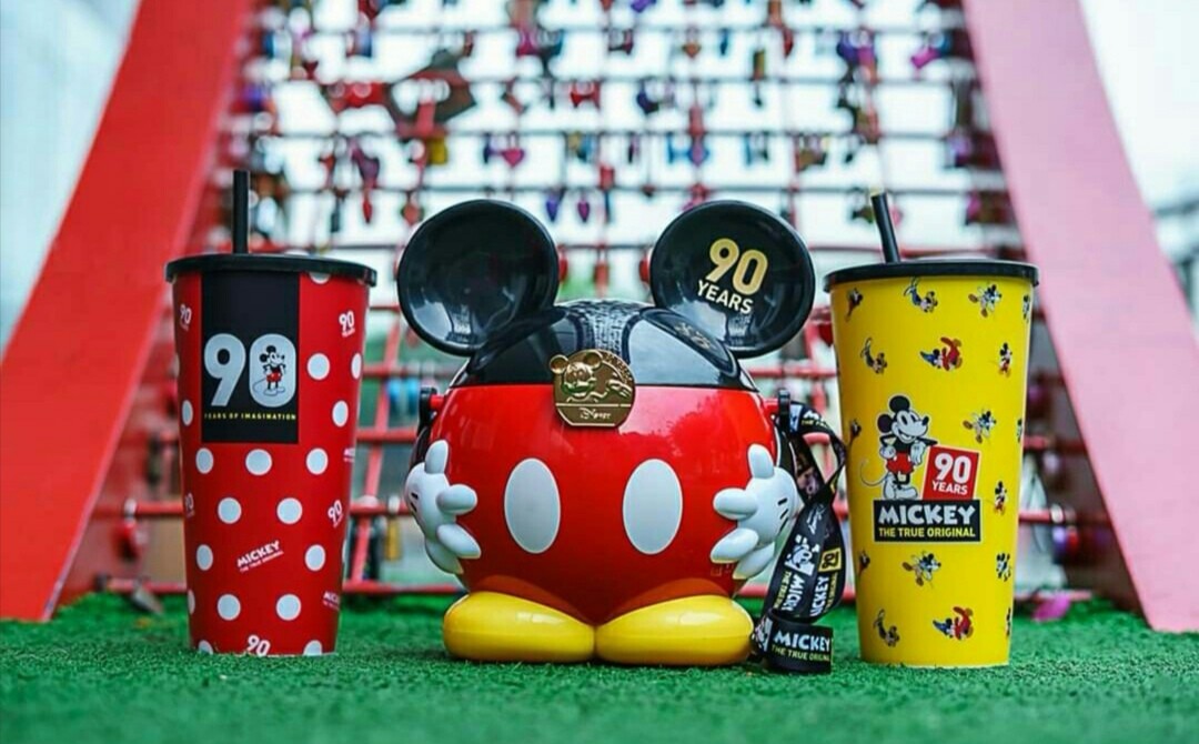 Mickey mouse popcorn bucket, Food & Drinks, Local Eats on Carousell