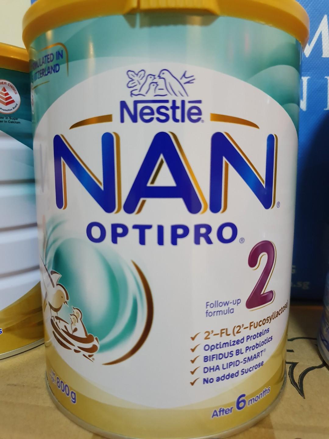 NAN Optipro 2 (800g tin, swiss made), Babies & Kids, Nursing & Feeding ...