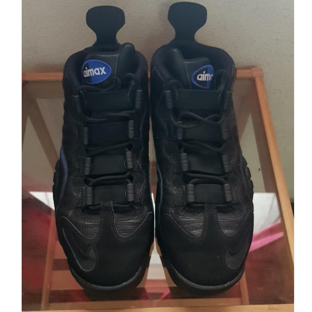 Nike Air Max Sensation OG Black Royal (Chris Webber), Men's Fashion ...