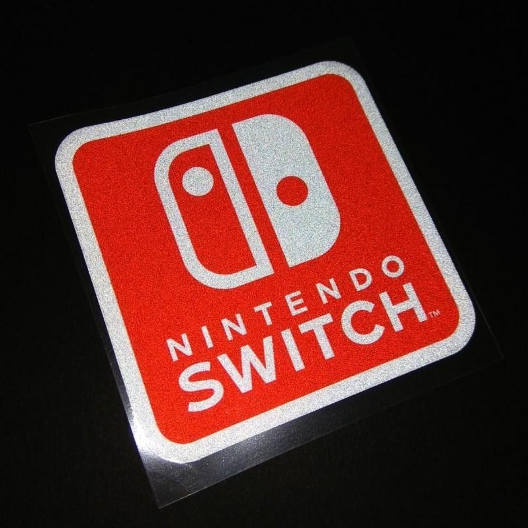 Nintendo Switch Logo Reflective Sticker 3M, Hobbies & Toys, Stationery ...