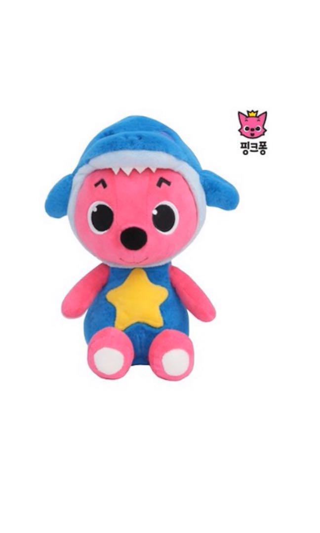 Pink Fong Shark Doll, Hobbies & Toys, Toys & Games on Carousell