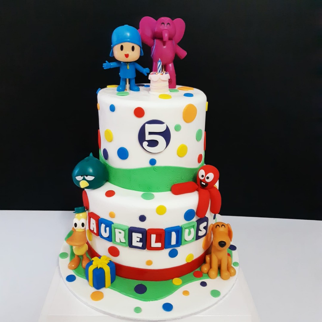 Pocoyo Cake, Food & Drinks, Homemade Bakes on Carousell
