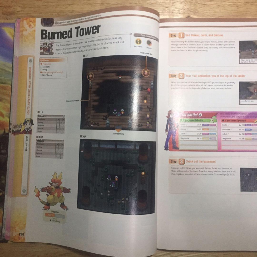 Pokemon HeartGold & SoulSilver Vol.1 Official Johto Guide & Pokedex ...