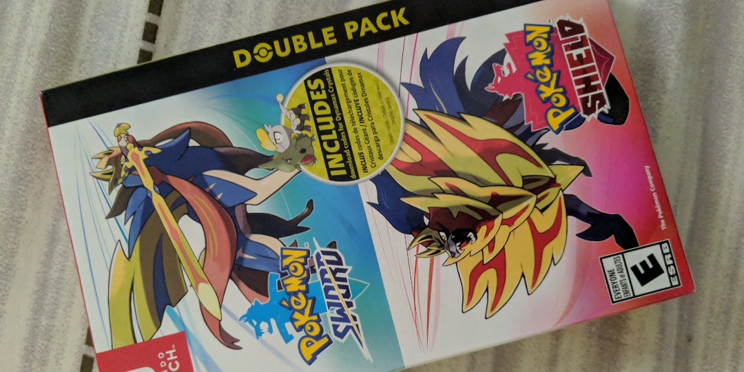 Pokemon Sword and Shield Double Pack, Video Gaming, Video Games ...