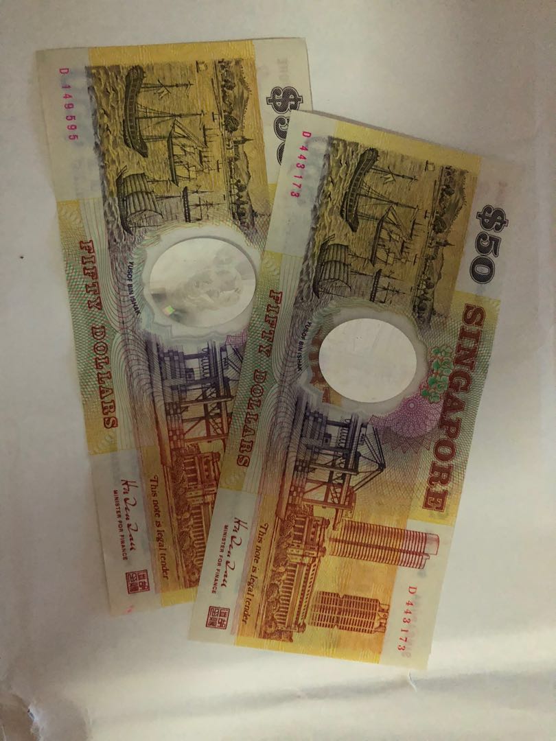 Polymer Plastic $50 Notes (1990), Hobbies & Toys, Memorabilia ...