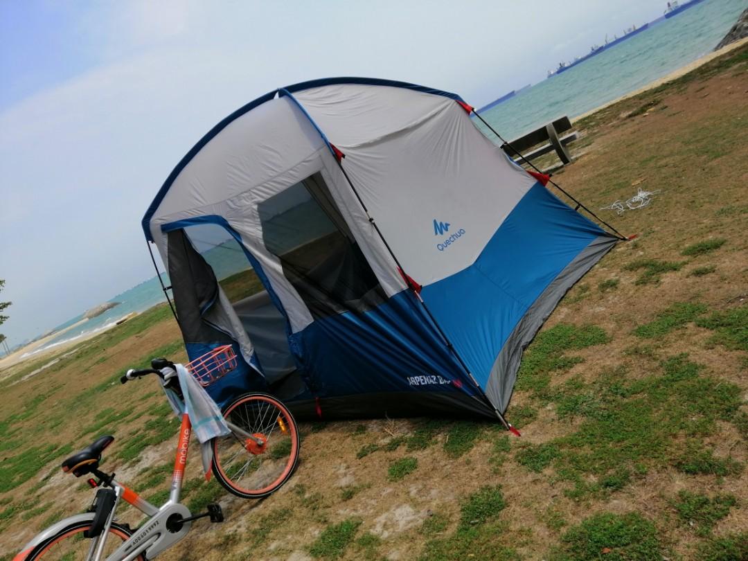 quechua arpenaz base, Sports Equipment, Hiking & Camping on Carousell