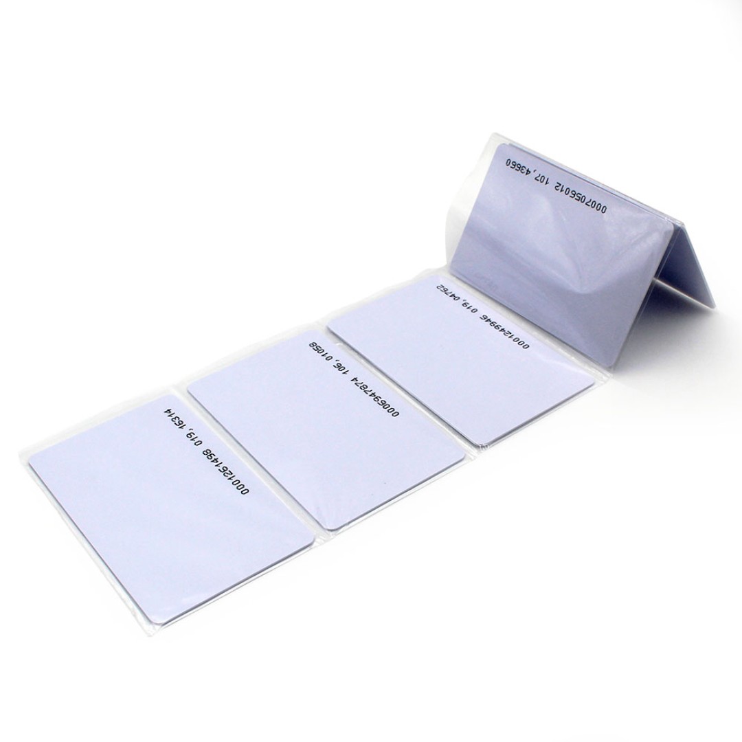 RFID PROXIMITY CARD 125KHZ WITH OR WITHOUT SERIAL FULL FLAT RFID CARD ...