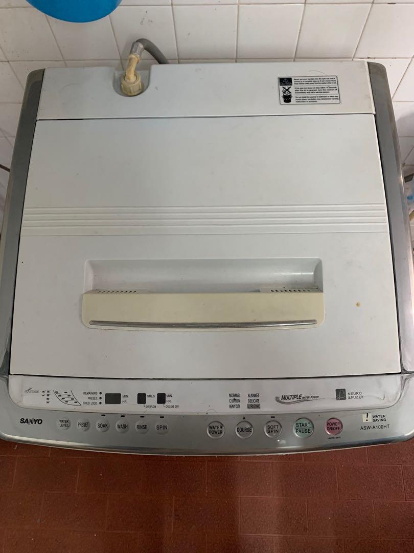 Sanyo Washing Machine - 7.5kg, TV & Home Appliances, Washing Machines ...
