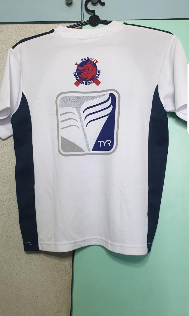 SCDF Dragon Boat Team Tee, Sports, Sports Apparel on Carousell