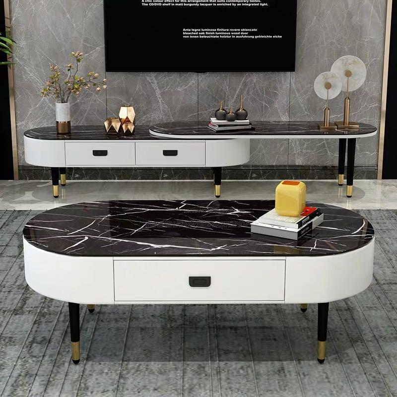 SHAE Marble Tv Console/Coffee Table / TVC07, Furniture & Home Living ...