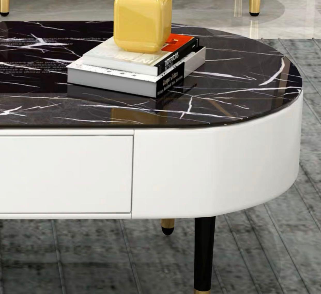 SHAE Marble Tv Console/Coffee Table / TVC07, Furniture & Home Living ...