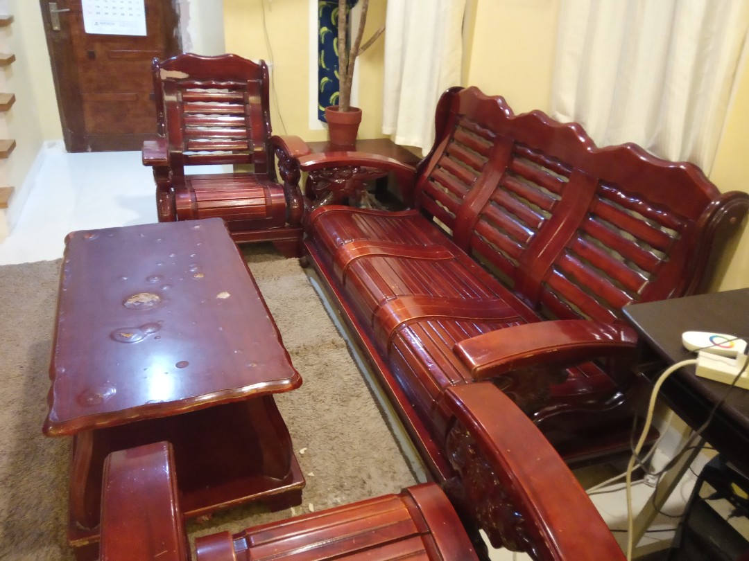 Dragon Sala Set Malaysian Wood, Furniture & Home Living, Furniture ...