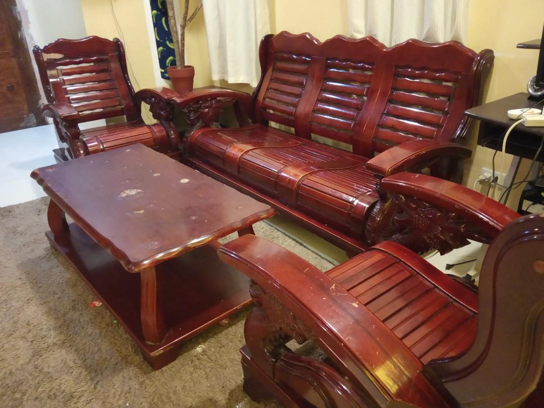 Dragon Sala Set Malaysian Wood, Furniture & Home Living, Furniture ...