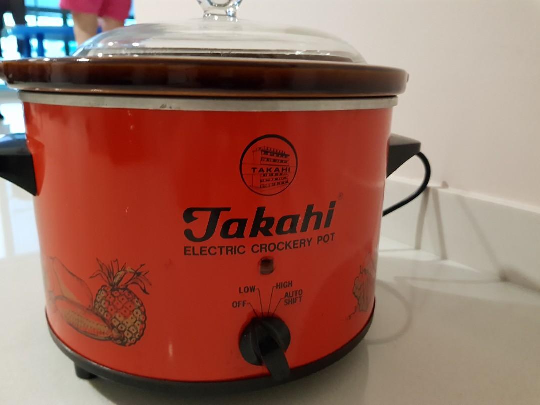 Takahi slow cooker. Large size, TV & Home Appliances, Kitchen ...