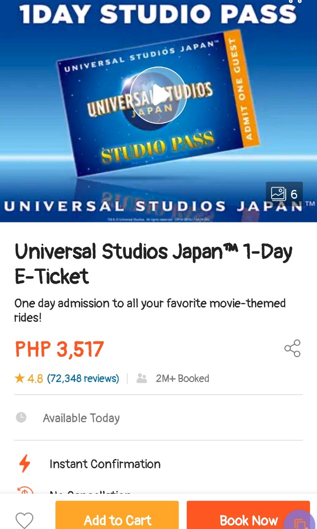 Universal studios Japan, Tickets & Vouchers, Flights & Overseas ...