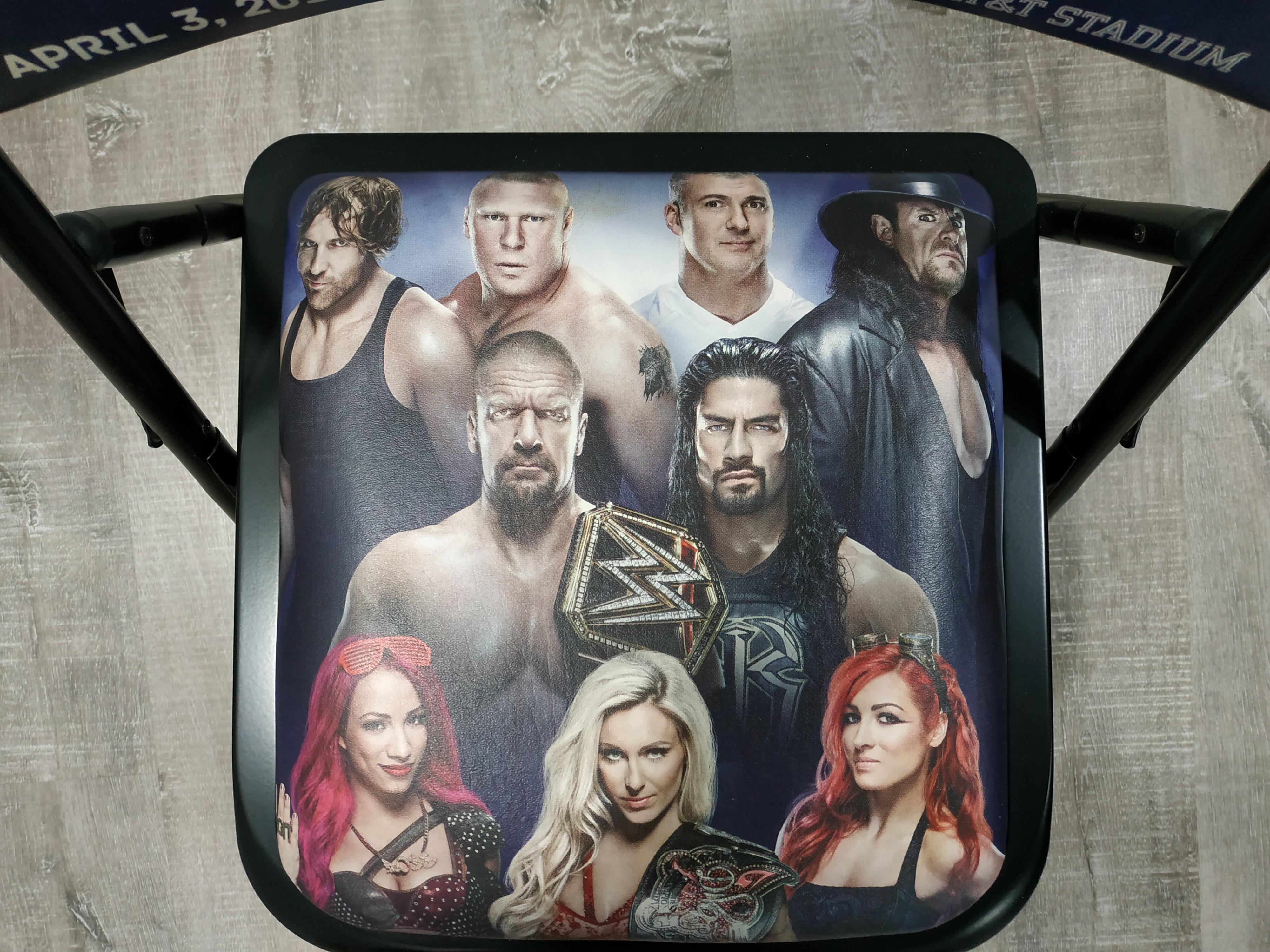 WWE WrestleMania ringside chair, Furniture & Home Living, Furniture ...