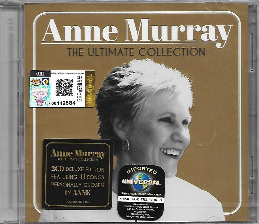 Anne Murray The Ultimate Collection 2CD Imported CD, Hobbies & Toys ...