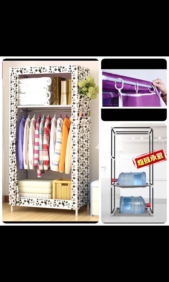 Brand new wardrobe /storage cabinet with zip cover, Furniture, Shelves ...