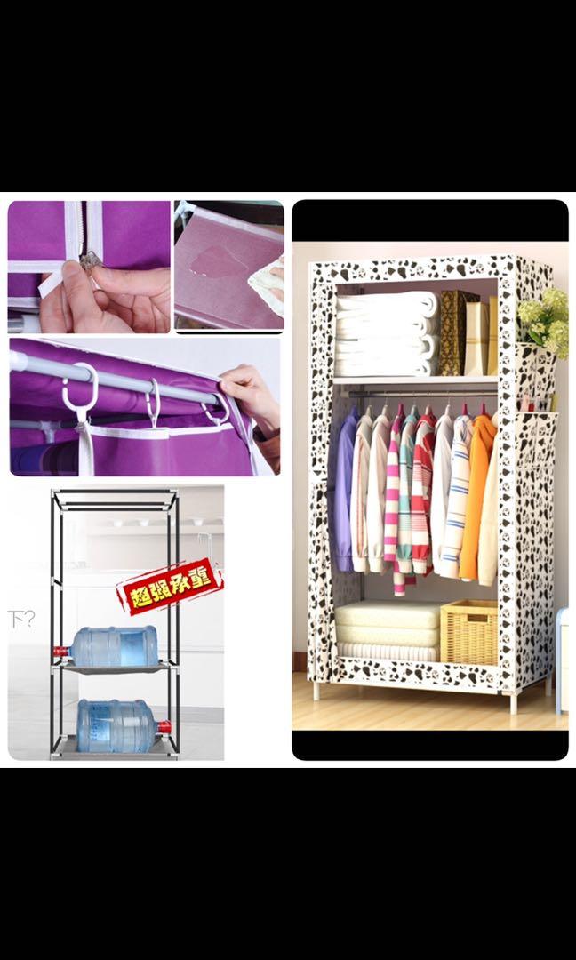 Brand new wardrobe /storage cabinet with zip cover, Furniture, Shelves ...