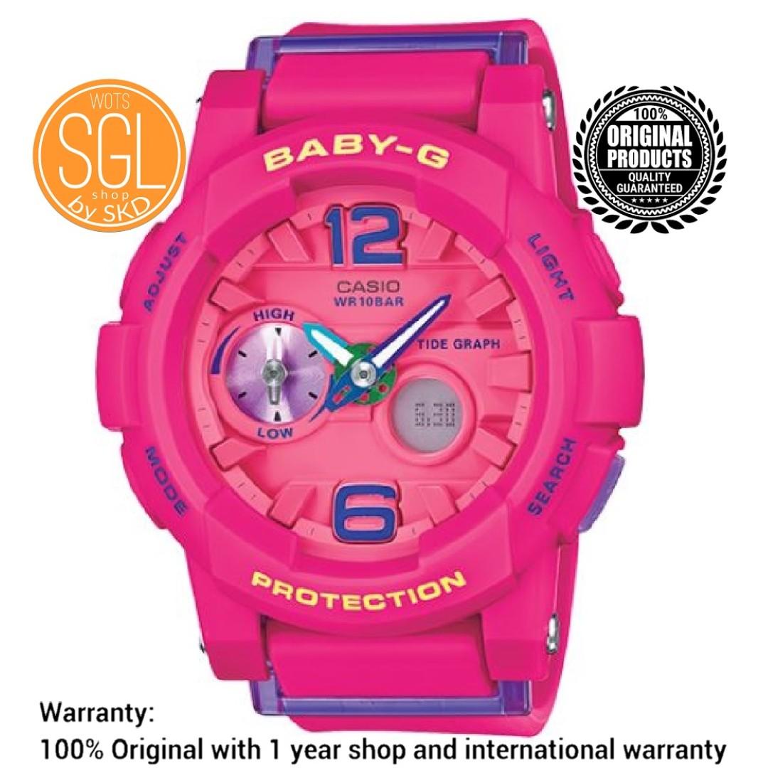 Casio Women's Baby G G-Lide Series Analog PINK Watch BGA180-4B3, Women ...