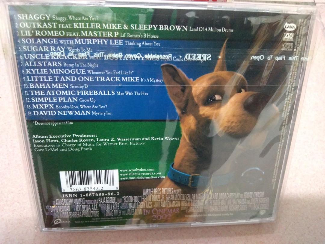 CD Scooby Doo Soundtrack (combo 2 album), Hobbies & Toys, Music & Media ...