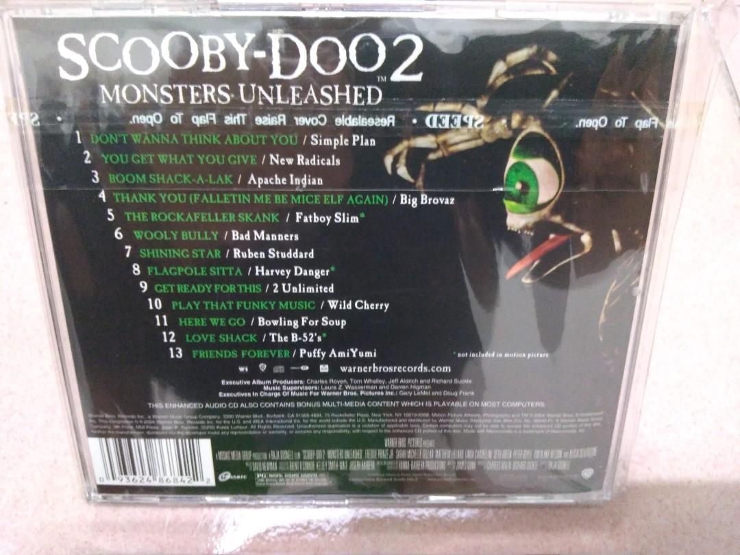CD Scooby Doo Soundtrack (combo 2 album), Hobbies & Toys, Music & Media ...