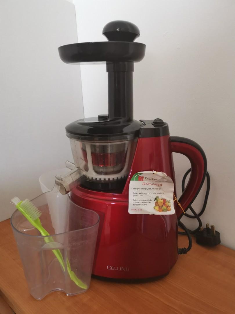 Cellini Slow Juicer, TV & Home Appliances, Kitchen Appliances, Juicers ...
