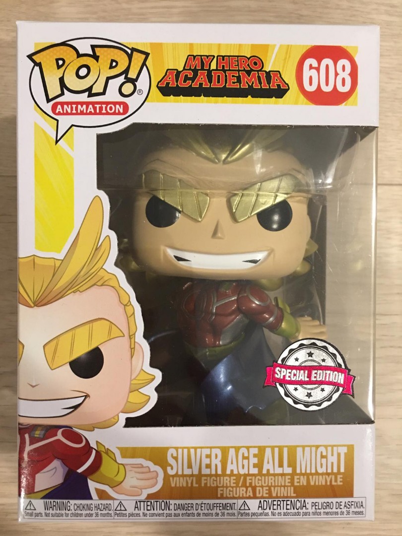 Funko Pop - Animation My Hero Academia Silver Age All might metallic ...