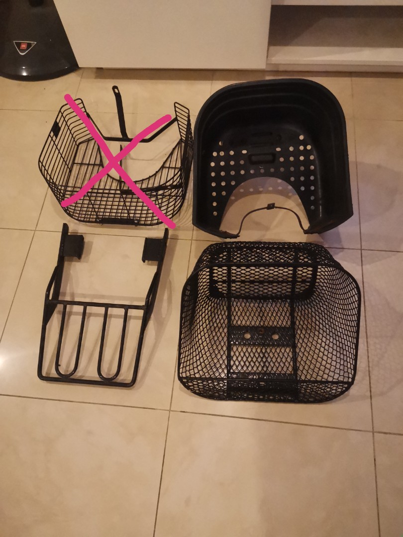 Honda wave rack and basket, Motorcycles, Motorcycle Accessories on ...