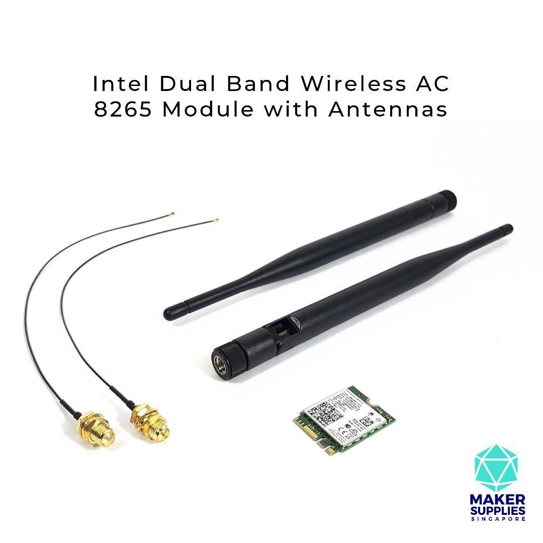 Intel Dual Band Wireless AC 8265 Module with Antennas suitable for ...