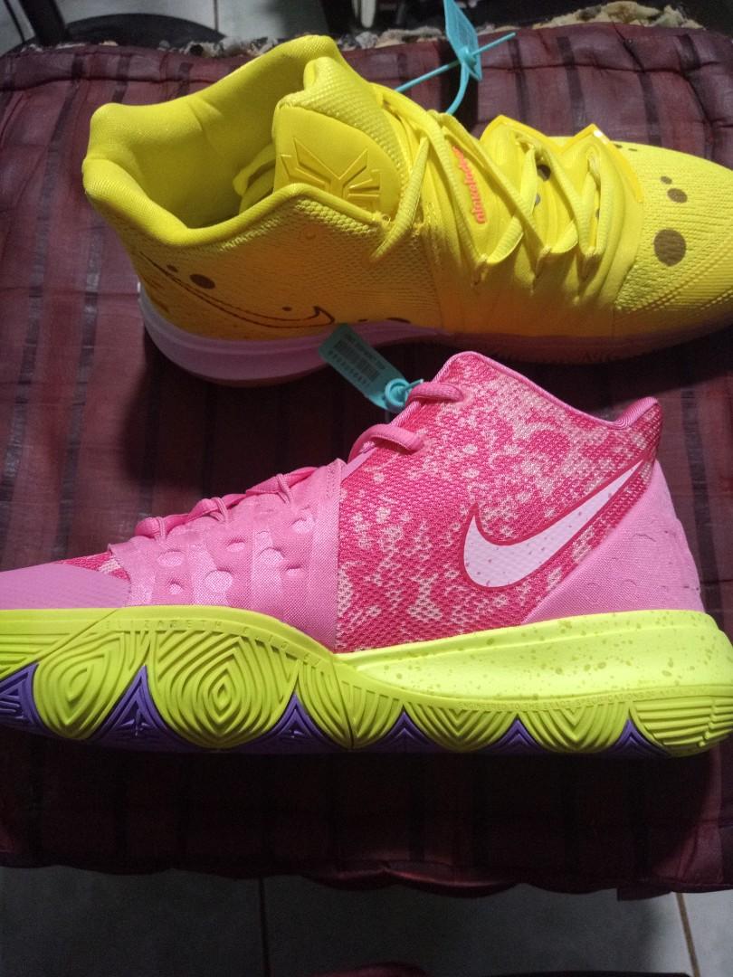 Kyrie 5 Mismatch Spongebob/Patrick Star, Men's Fashion, Footwear ...