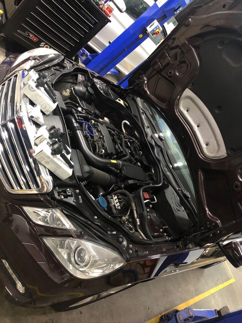 Mercedes w204/w207/w212/c180/c200/c250/e200/e250 spark plug & plug coil ...