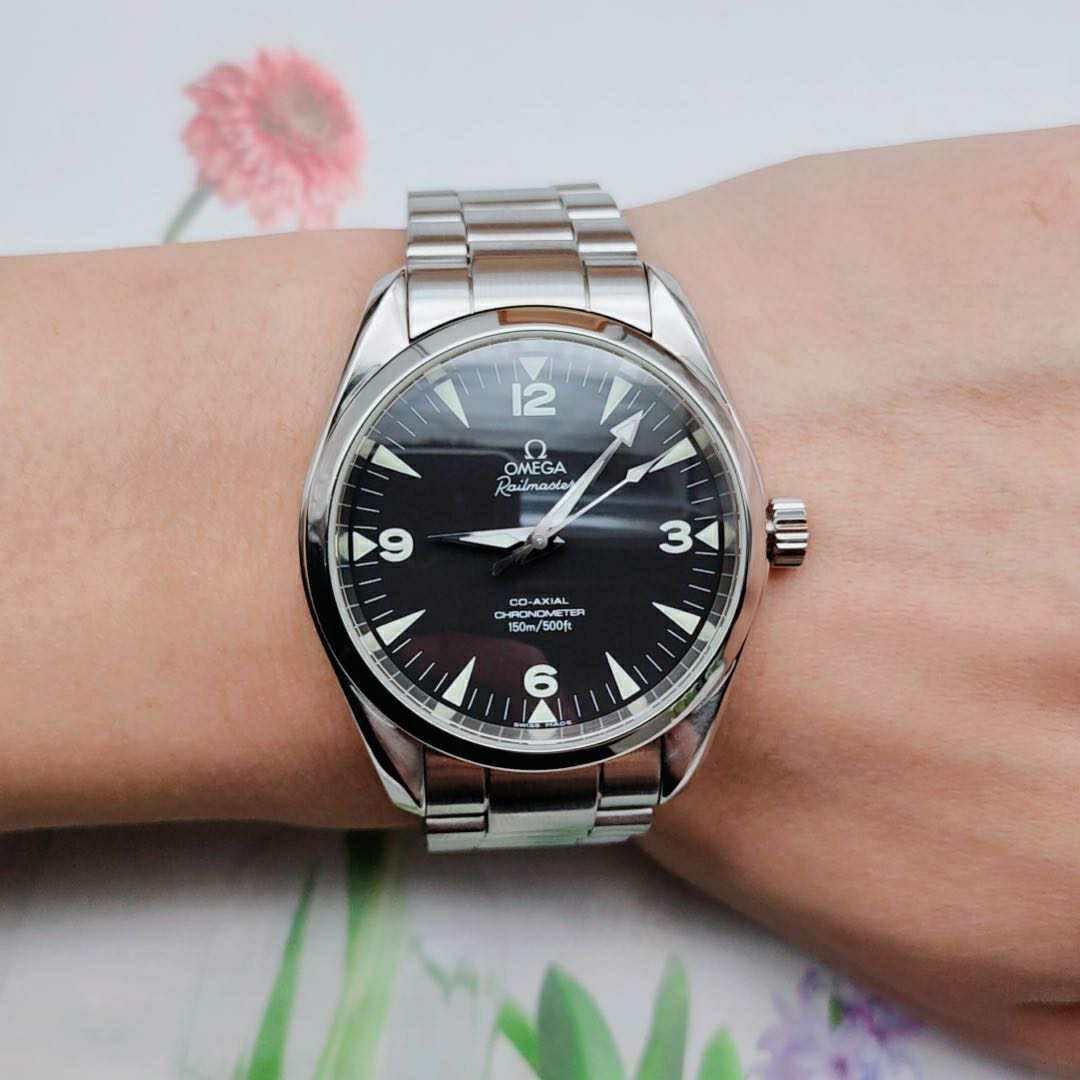 (sold)Omega Railmaster 39mm, Luxury, Watches on Carousell