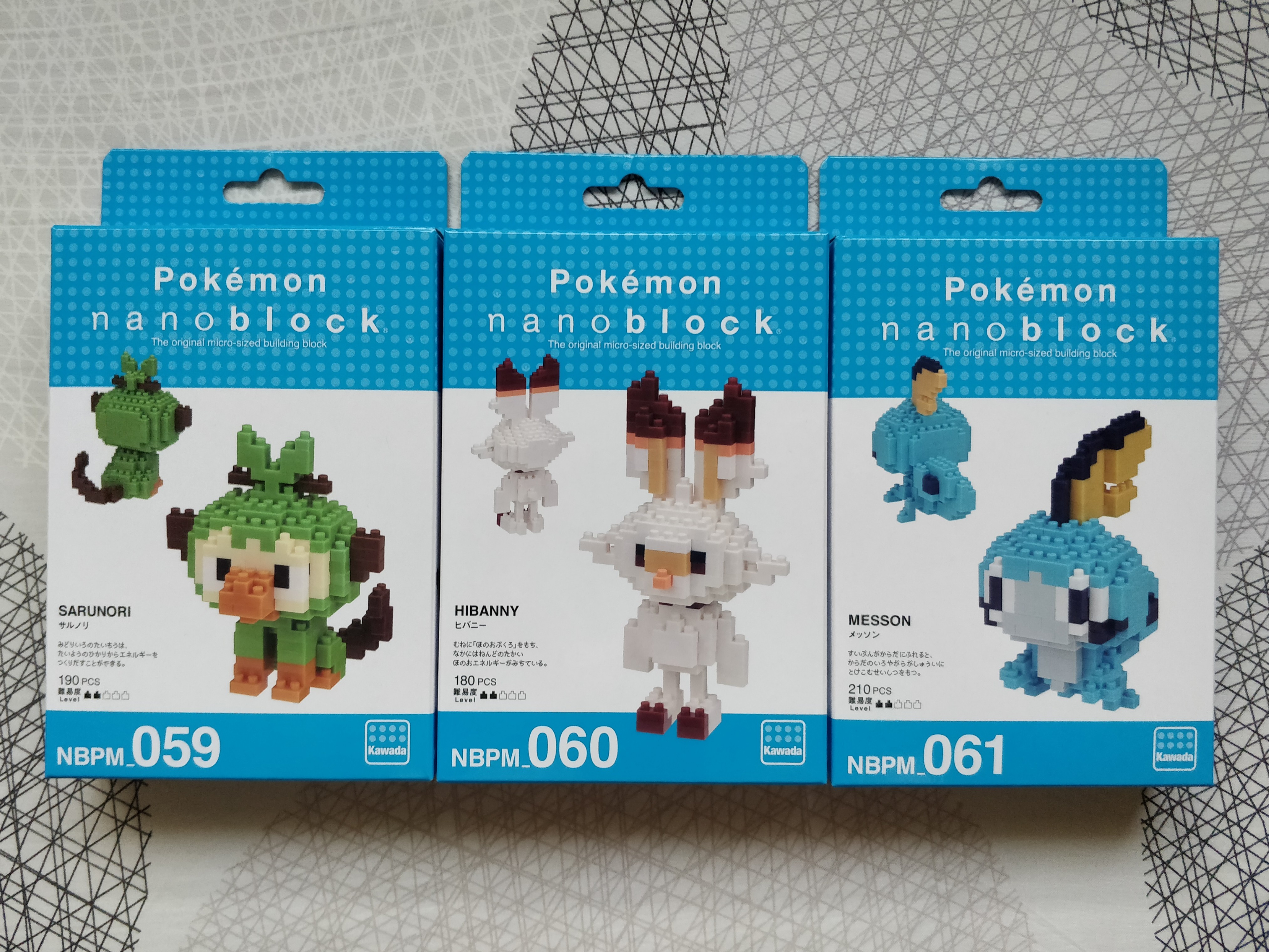 Original Pokemon Nanoblocks Galarian Starters, Hobbies & Toys, Toys & Games on Carousell