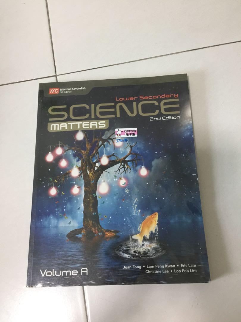 Sec 1 and 2 science matters 2nd edition textbook volume A and B ...