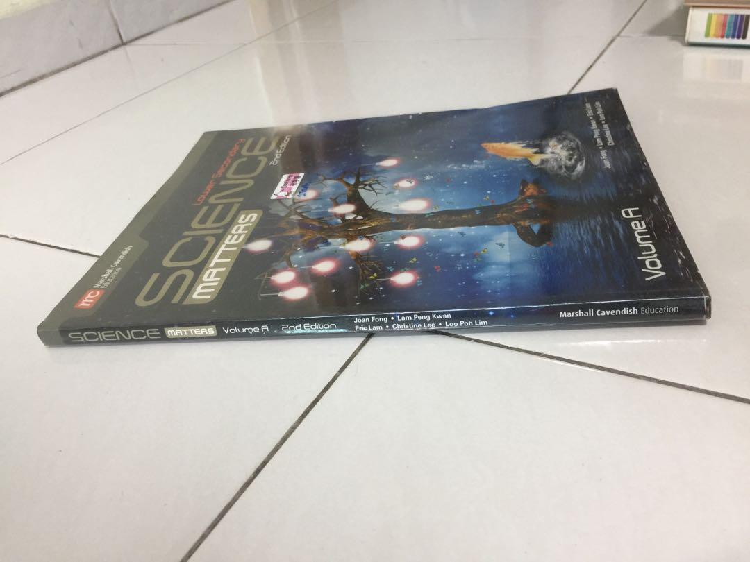 Sec 1 and 2 science matters 2nd edition textbook volume A and B ...