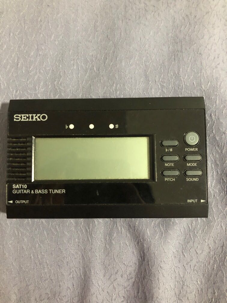 Seiko Bass and Guitar Tuner, Hobbies & Toys, Music & Media, Music ...