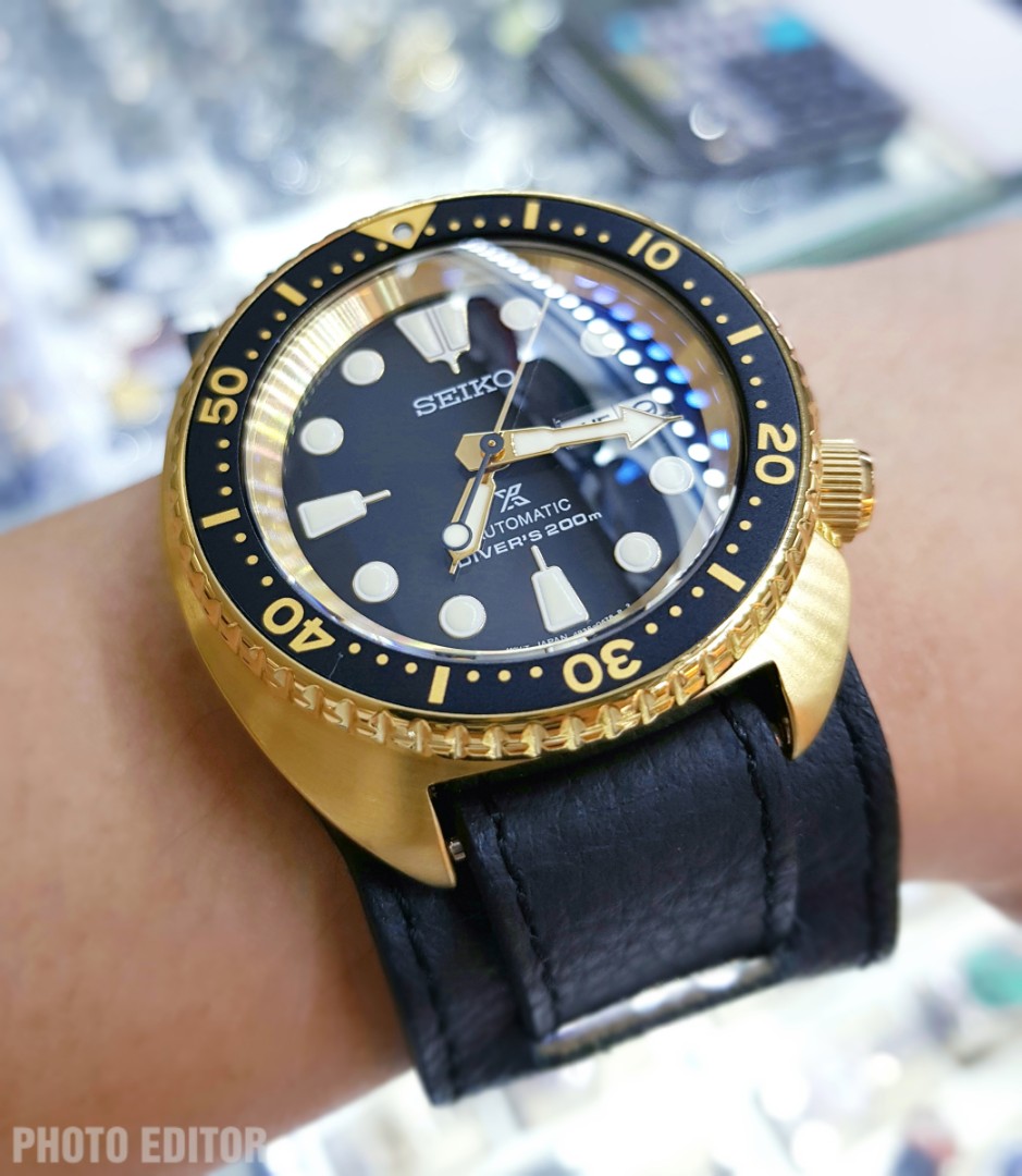 Seiko Gold turtle SRPC44, Luxury, Watches on Carousell