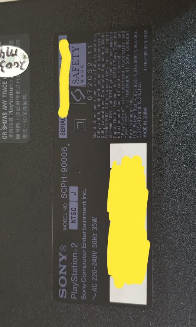 Sony Playstation 2 Slim Model SCPH-90006 NTSC-J, Video Gaming, Video Game Consoles, PlayStation ...