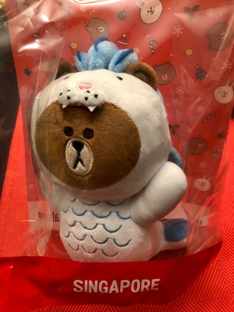 The Line Merlion Plush, Hobbies & Toys, Toys & Games on Carousell