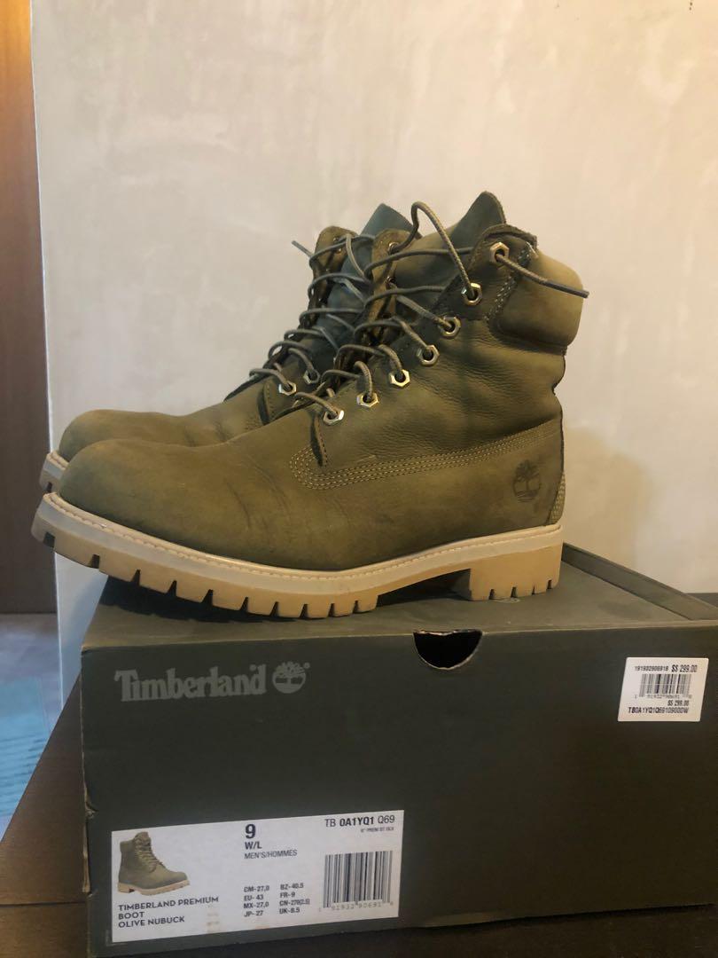 Timberland high boots Olive green, Men's Fashion, Footwear, Boots on ...