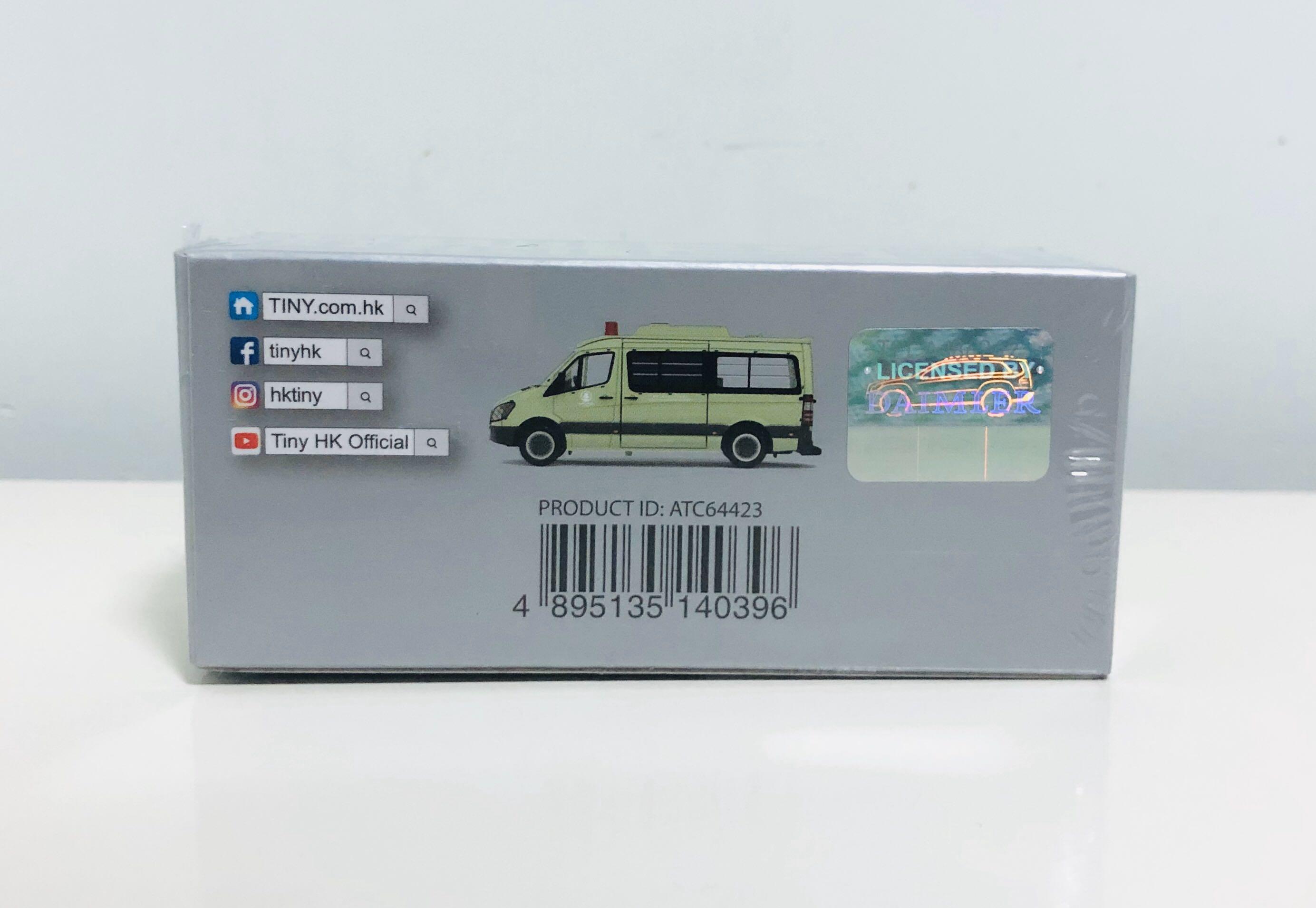 Tiny 微影 展會限定 香港 漁護署 AFCD Mercedes Benz Sprinter AM2777 平治 漁農自然護理署, 興趣及遊戲, 玩具 & 遊戲類 - Carousell
