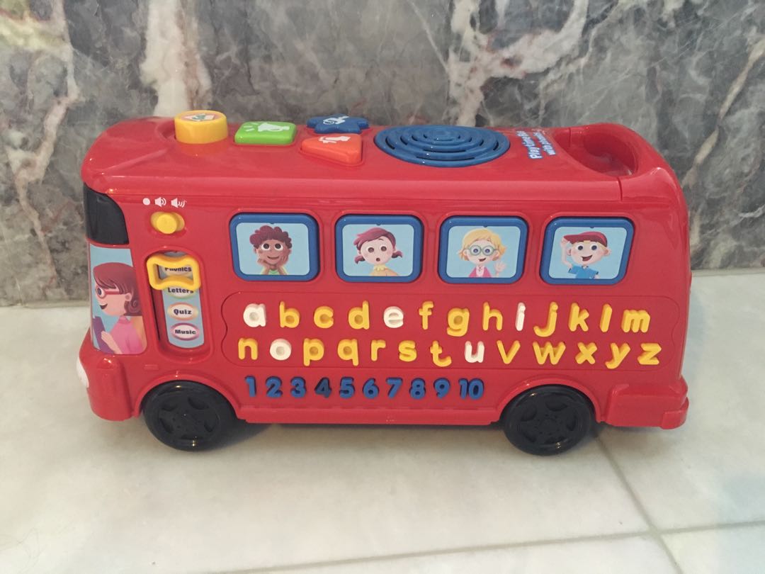 V-Tech Alphabet Bus, Hobbies & Toys, Toys & Games on Carousell