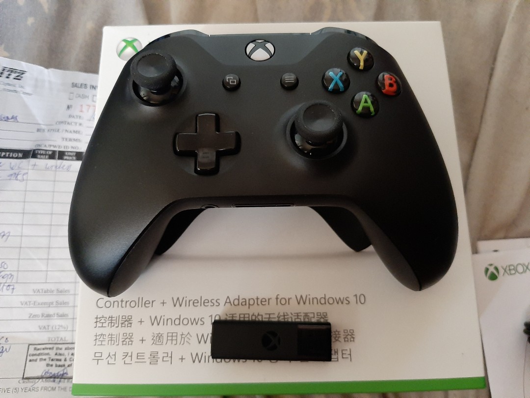 Xbox One X Controller + Wireless Adapter for Windows 10, Video Gaming ...