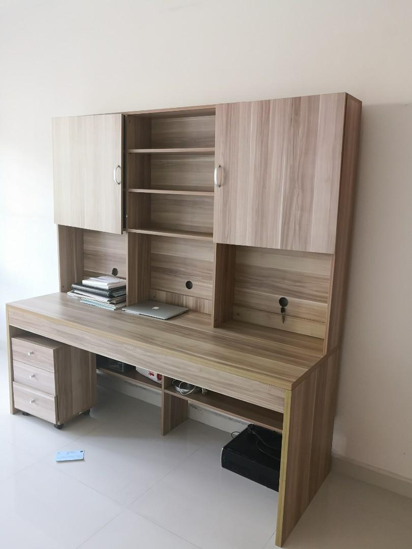 1.8m long Study Table, Furniture & Home Living, Furniture, Tables ...