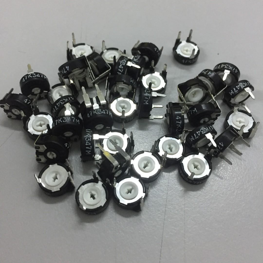 47K Ohm Carbon Potentiometer Piher (47K347M), TV & Home Appliances ...